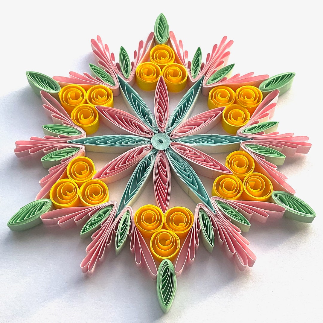 Quill Art, Quill Ornament, Quill Snowflake, Quill Christmas Ornament ...