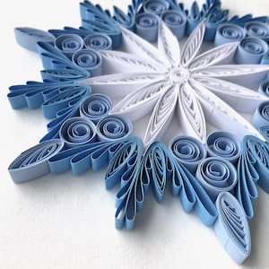 Paper Quill Art Hanging Ornament Quill Snowflake Quill Mandala Crystal ...