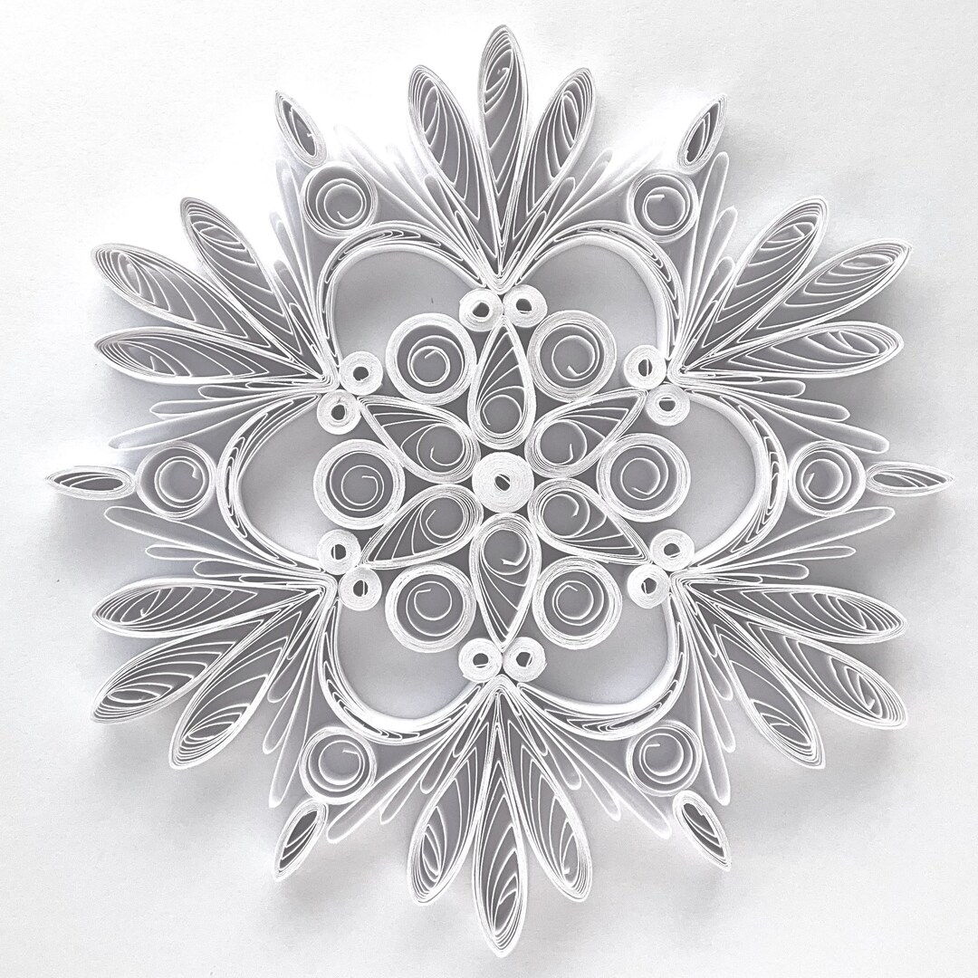 Quill Art, Quill Ornament, Quill Snowflake, Quill Christmas Ornament ...