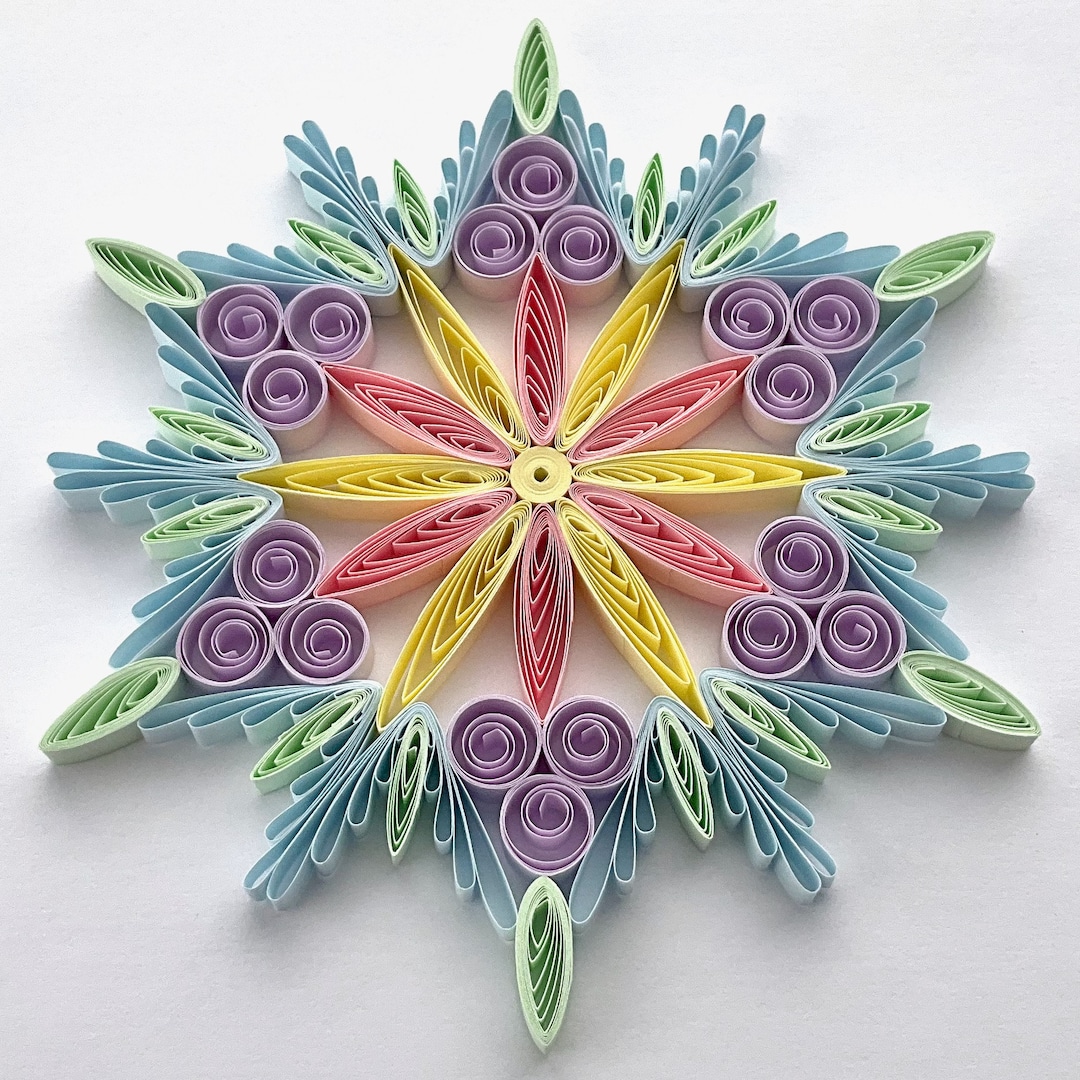 Quill Art, Quill Ornament, Quill Snowflake, Quill Christmas Ornament ...