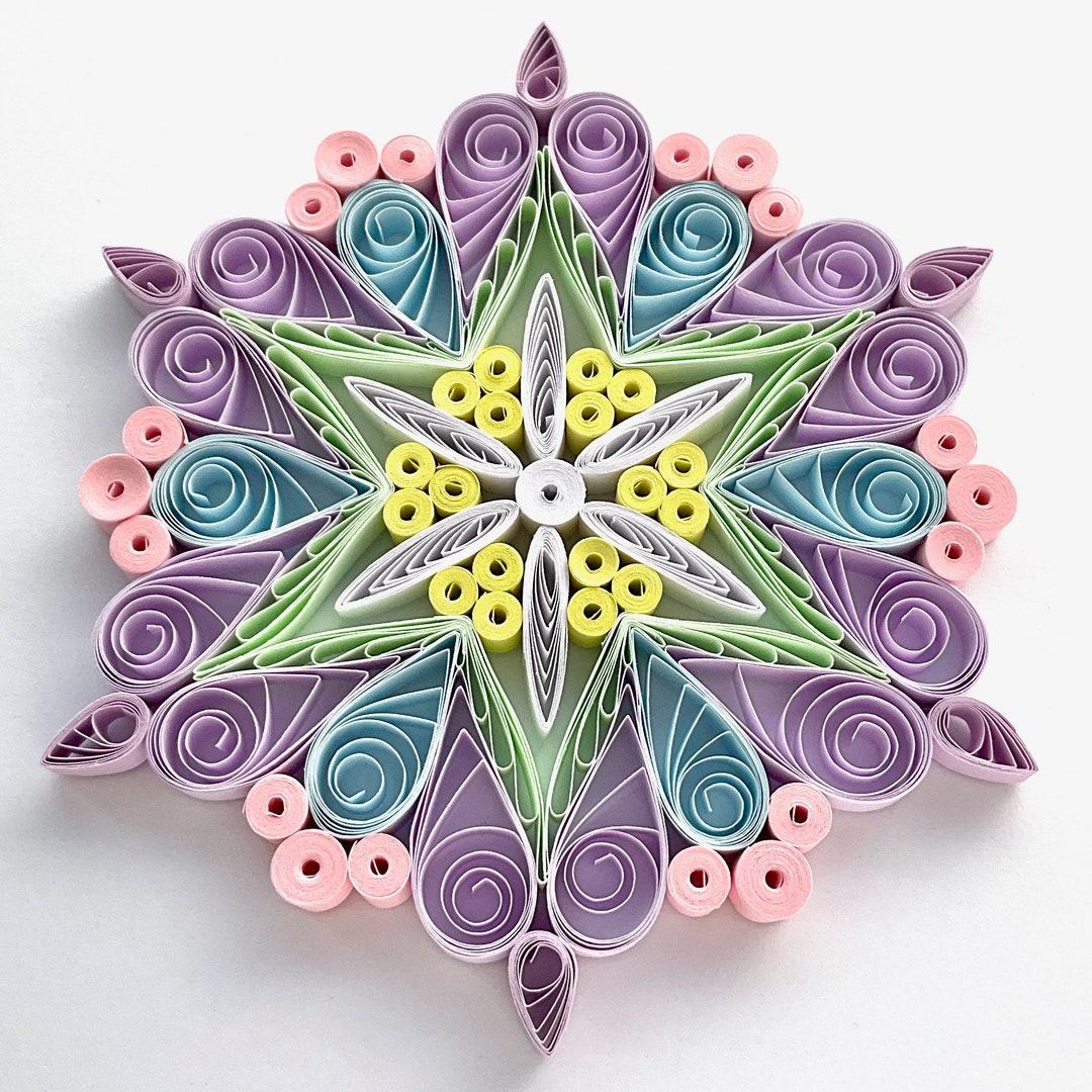 Quill Art, Quill Ornament, Quill Snowflake, Quill Christmas Ornament ...