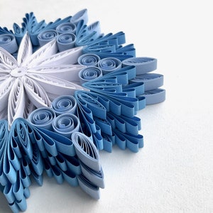 Paper Quill Art Hanging Ornament Quill Snowflake Quill Mandala Crystal ...