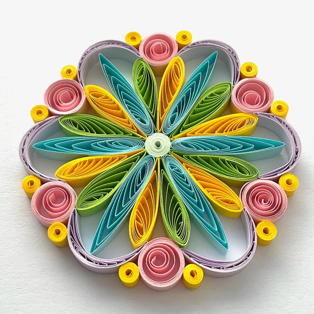 2.8" Paper Star, Quilled Art, Quilled Snowflake, Christmas Ornament ...