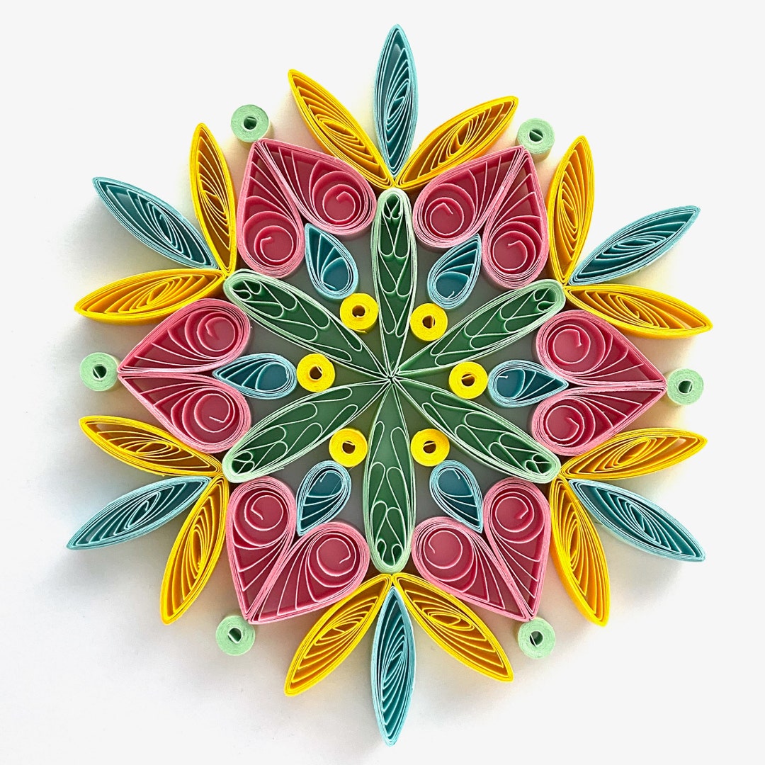 3.3" Paper Star, Quilled Art, Quilled Snowflake, Christmas Ornament ...