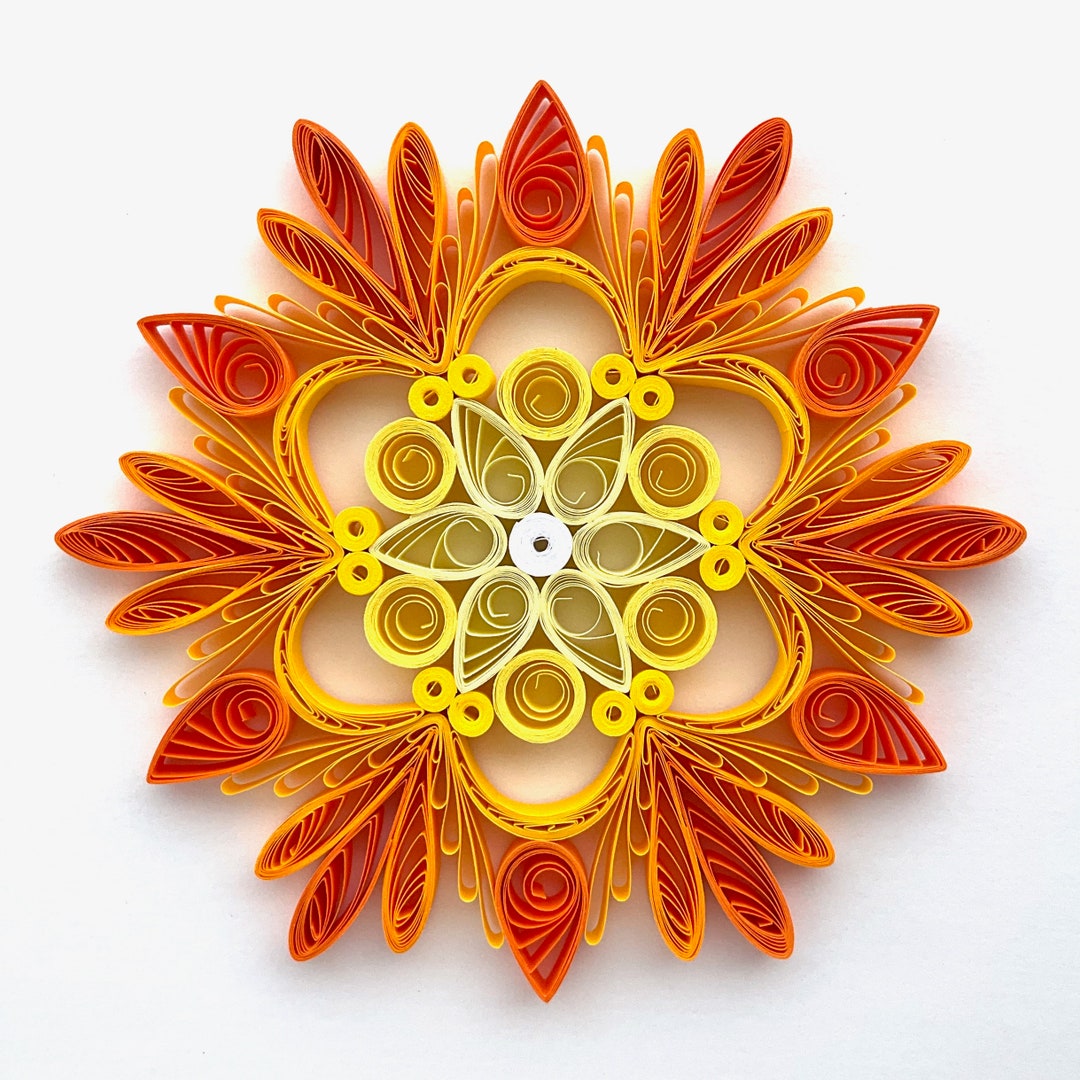 Christmas Decoration, Quilling Art, Quill Ornament, Quill Snowflake ...
