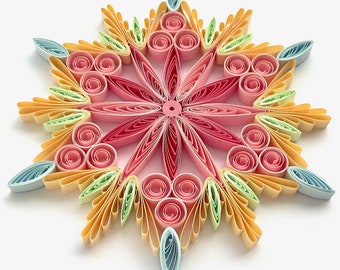 Quill Art, Quill Ornament, Quill Snowflake, Quill Christmas Ornament ...