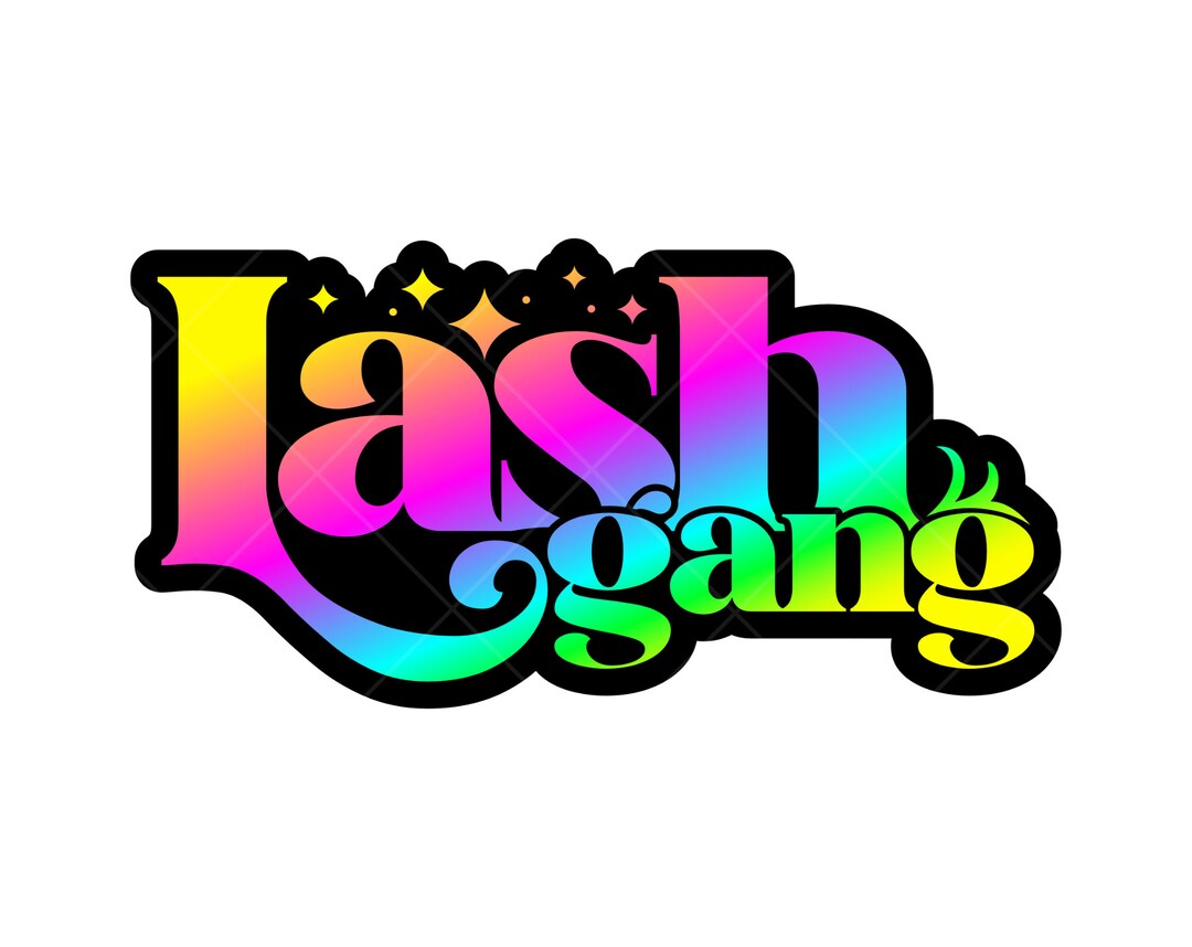 Lash Gang SVG PNG Lashes Svg Eyelash Svg Lash Tech Svg - Etsy Australia