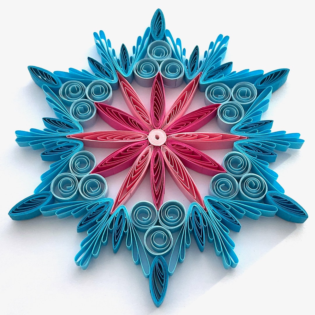 Easter Art, Quilled Snowflake, Quilled Star, 3D Paper Art, Easter ...