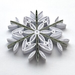 3" Paper Star, Quilled Art, Quilled Snowflake, Christmas Ornament ...