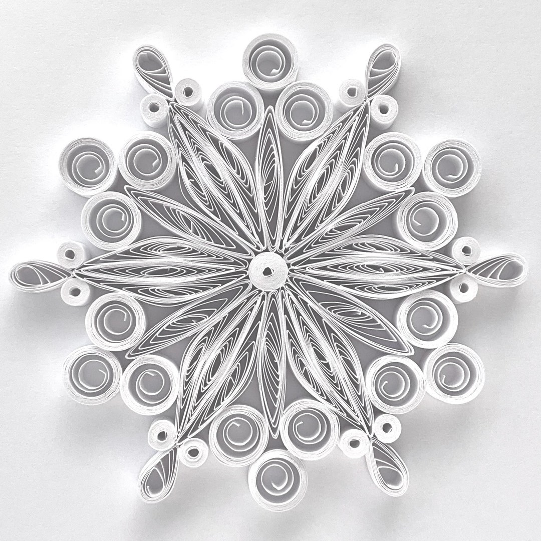 3.1" Paper Star, Quilled Art, Quilled Snowflake, Christmas Ornament ...