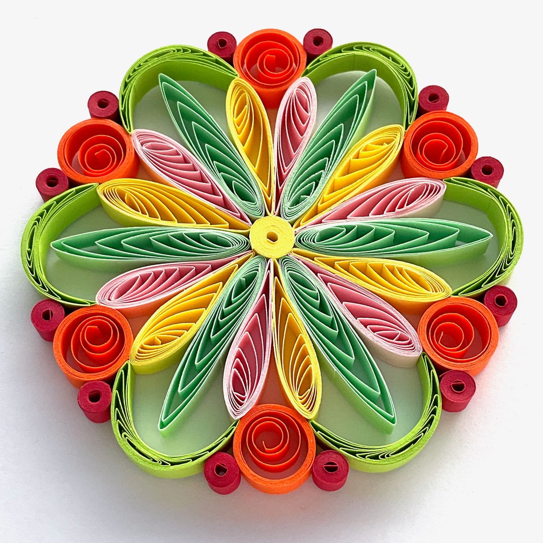 2.8" Paper Star, Quilled Art, Quilled Snowflake, Christmas Ornament ...
