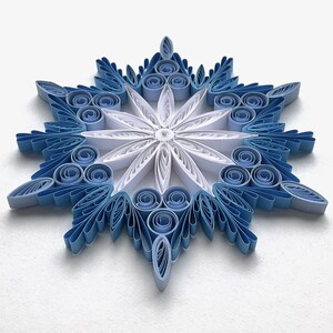 Paper Quill Art Hanging Ornament Quill Snowflake Quill Mandala Crystal ...