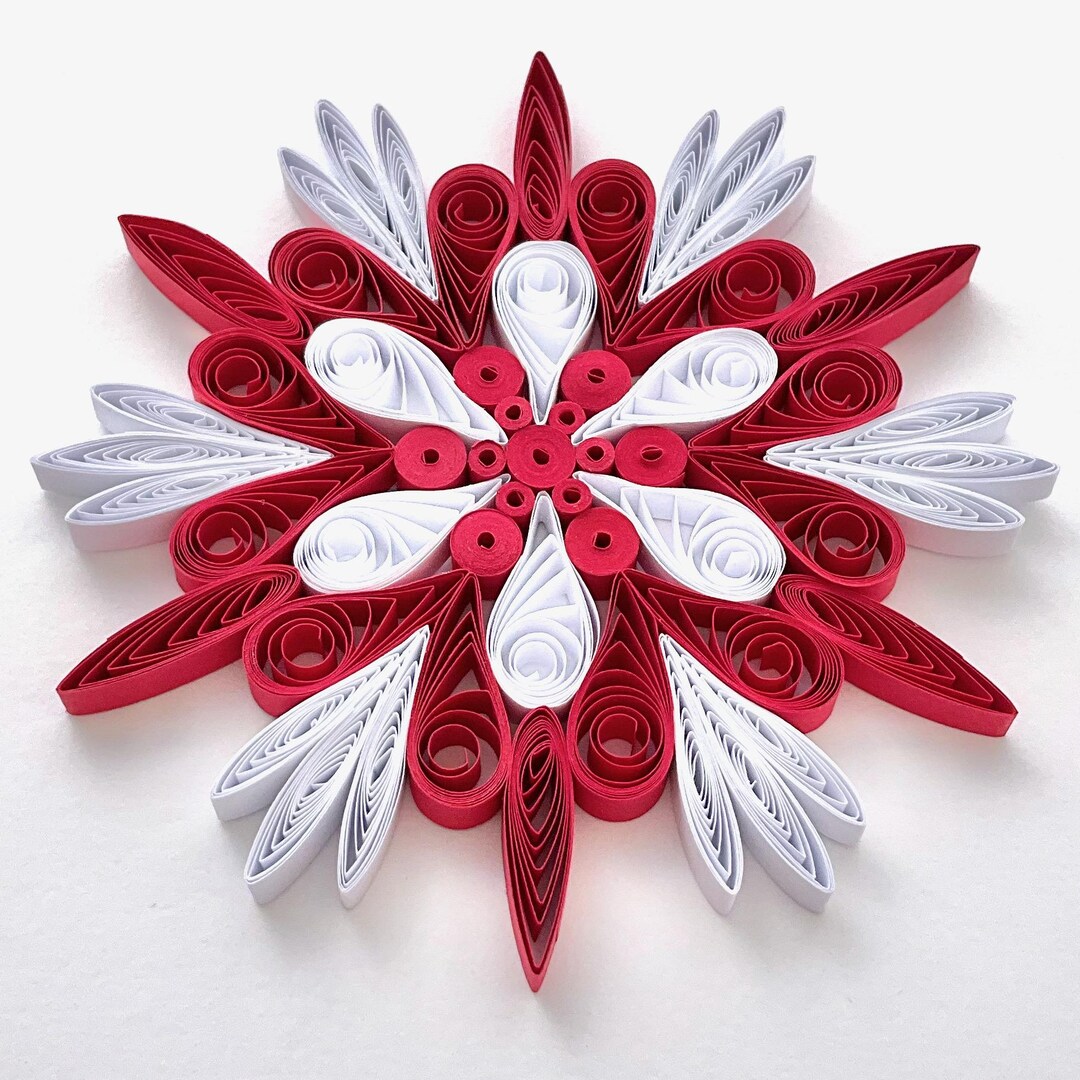 Quill Art, Quill Ornament, Quill Snowflake, Quill Christmas Ornament ...