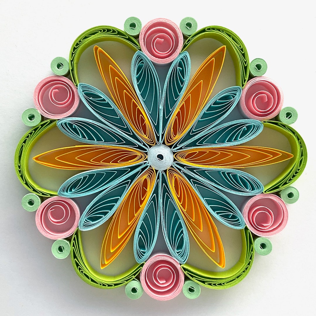 2.8" Paper Star, Quilled Art, Quilled Snowflake, Christmas Ornament ...