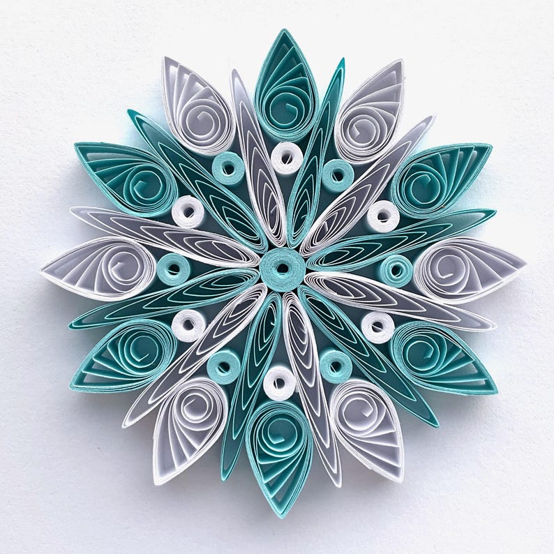 Quill Art, Quill Ornament, Quill Snowflake, Quill Christmas Ornament ...