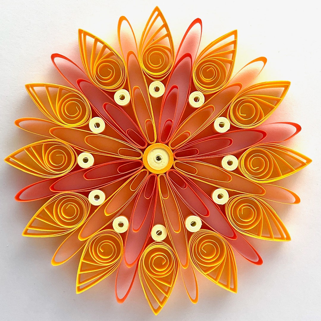 3" Paper Star, Quilled Art, Quilled Snowflake, Christmas Ornament ...
