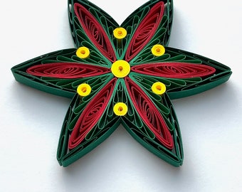 Paper Quill Art Hanging Ornament Quill Snowflake Quill Mandala Crystal ...