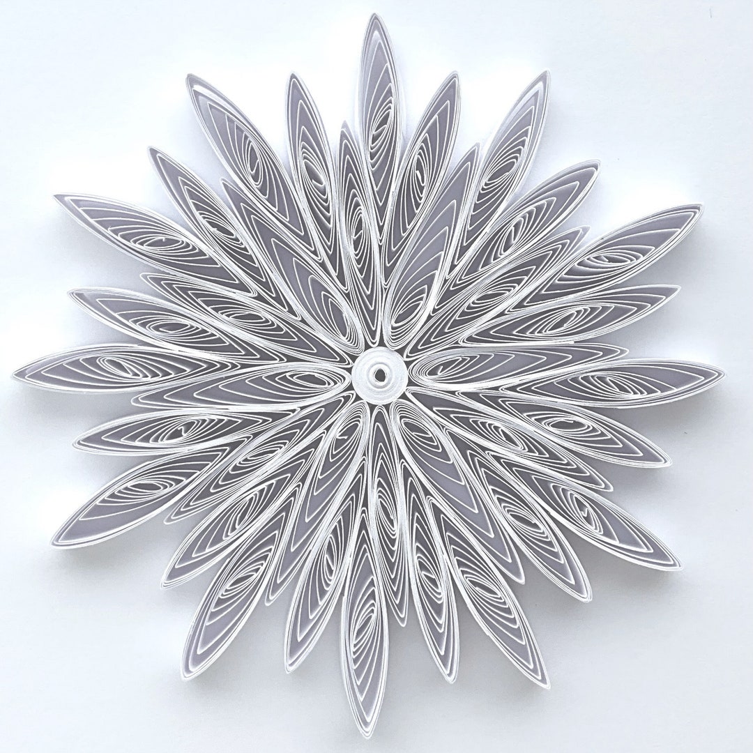 3.1" Paper Star, Quilled Art, Quilled Snowflake, Christmas Ornament ...