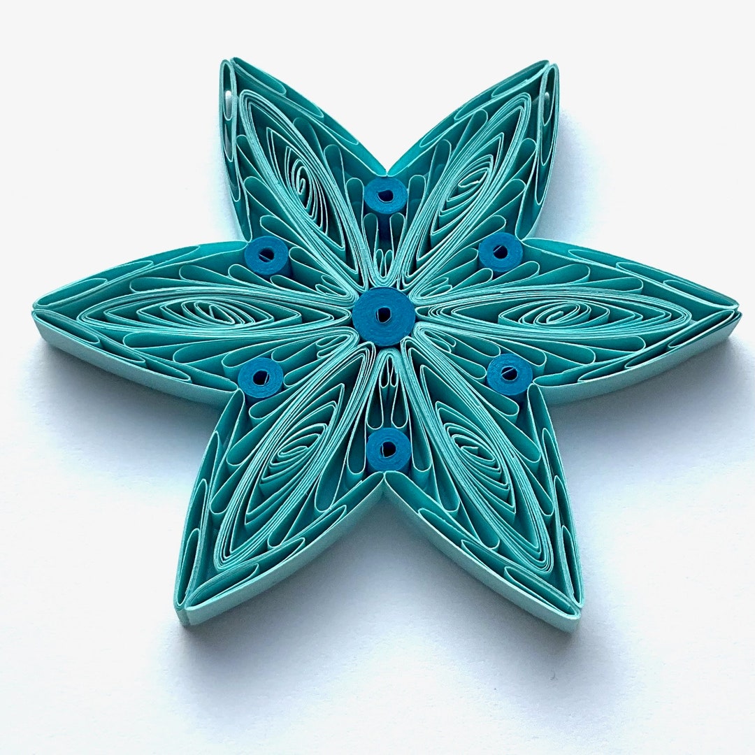 Easter Art, Quilled Snowflake, Quilled Star, 3D Paper Art, Easter ...
