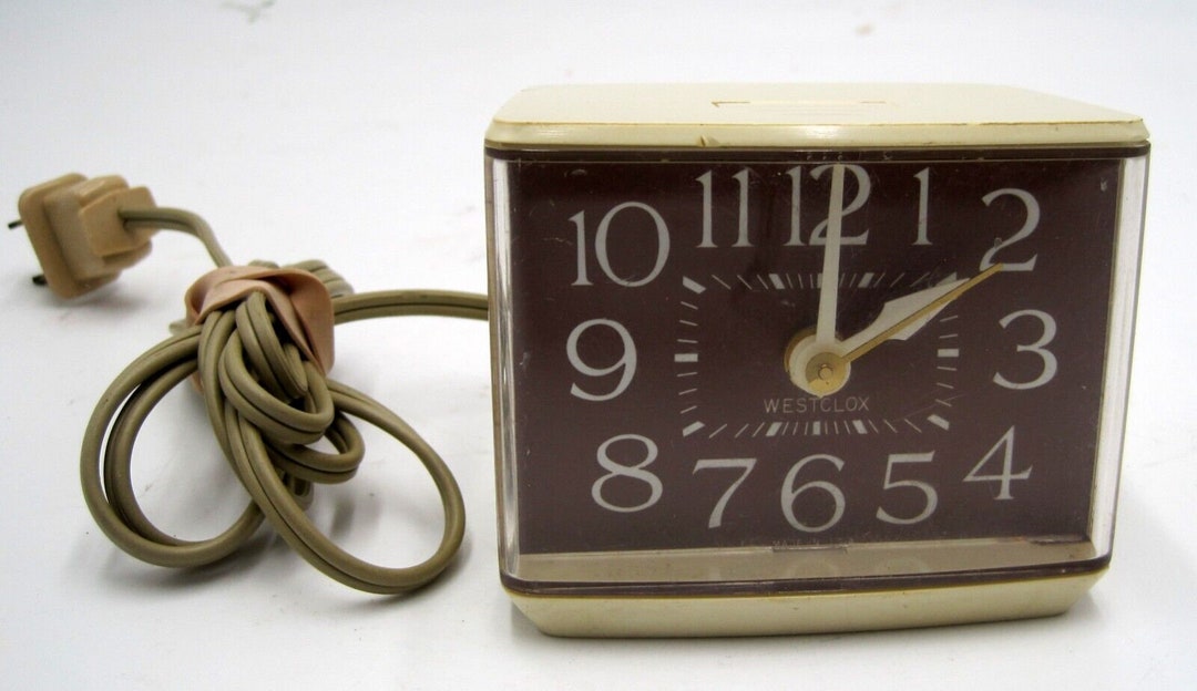 Vintage Westclox Electric Alarm Clock EUC Minikin II #22191 -tested ...