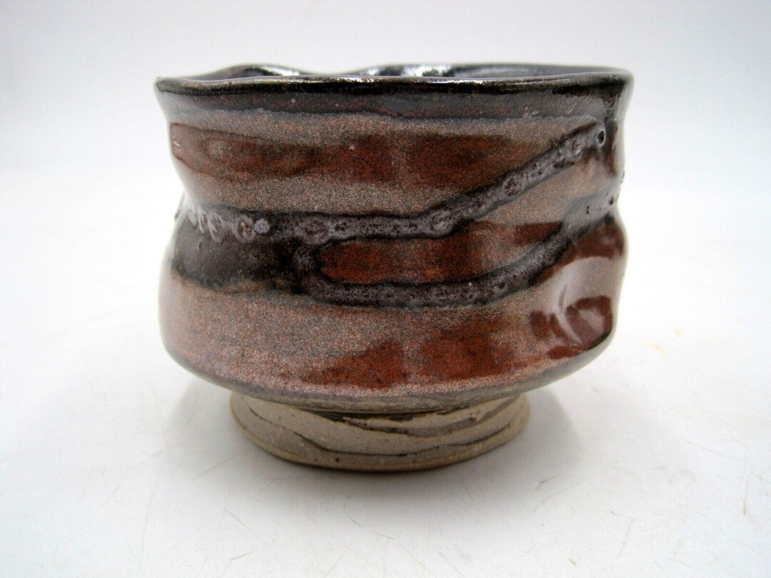 Vintage Studio Pottery Chawan Tea Bowl by Nils Lou PNW Oregon Artist - Etsy