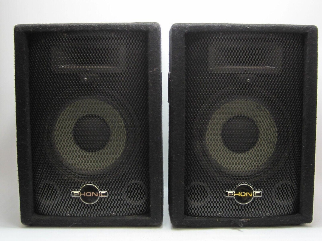Set of 2 PHONIC S710 Floor Monitor PA Speakers - Etsy