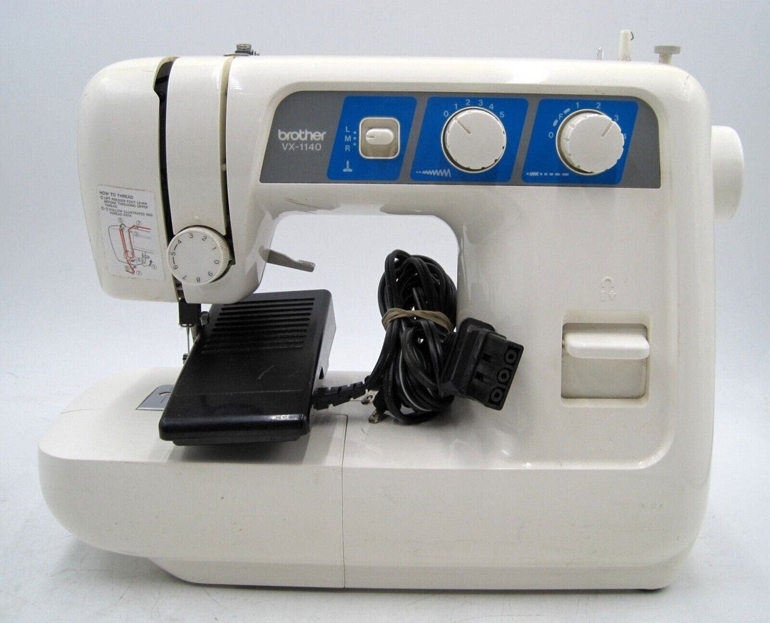 Brother Sewing Machine Model VX-1140 W/foot Pedal - Etsy