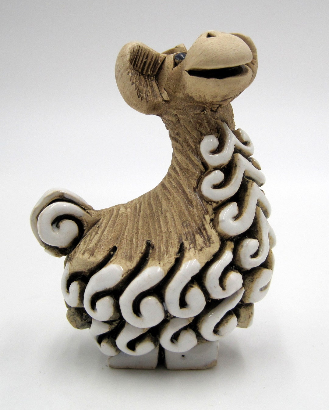 1970s Llama Artesania Rinconada Studio Art Pottery Ceramic Alpaca ...