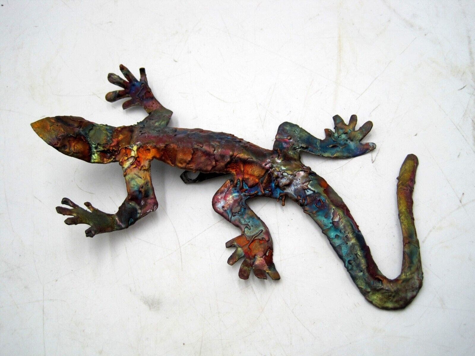 Handmade Recycled Metal Lizard Wall Hanging Decoration Mexico - Etsy