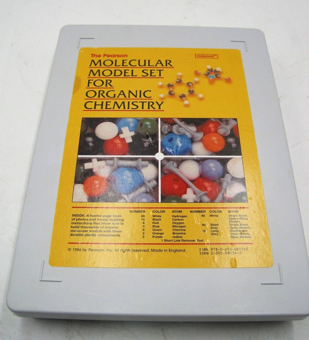 VTG 1984 the Pearson Molecular Model Set for Organic Chemistry - Etsy