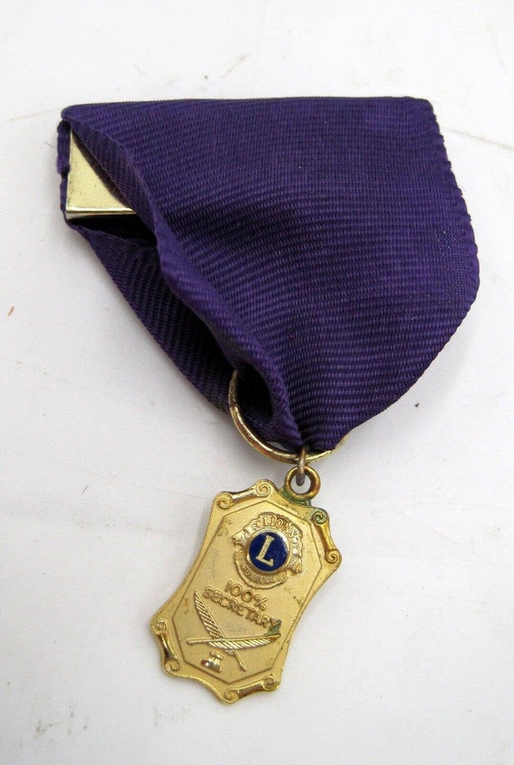 vintage lions club secretary - Gem