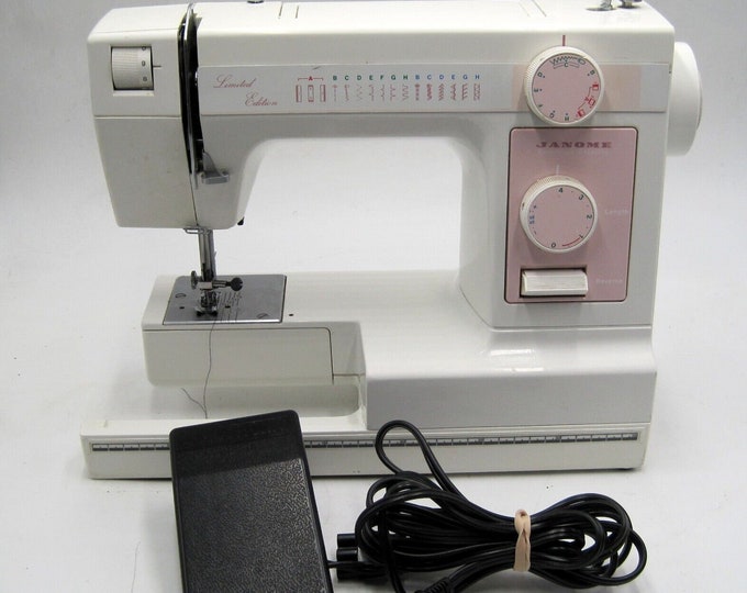 Janome Limited Edition Model 344 Sewing Machine W/foot Pedal - Etsy