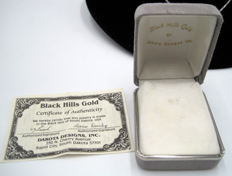 Vintage Dakota Designs Black Hills Gold & Sterling Silver Barn Dancing ...