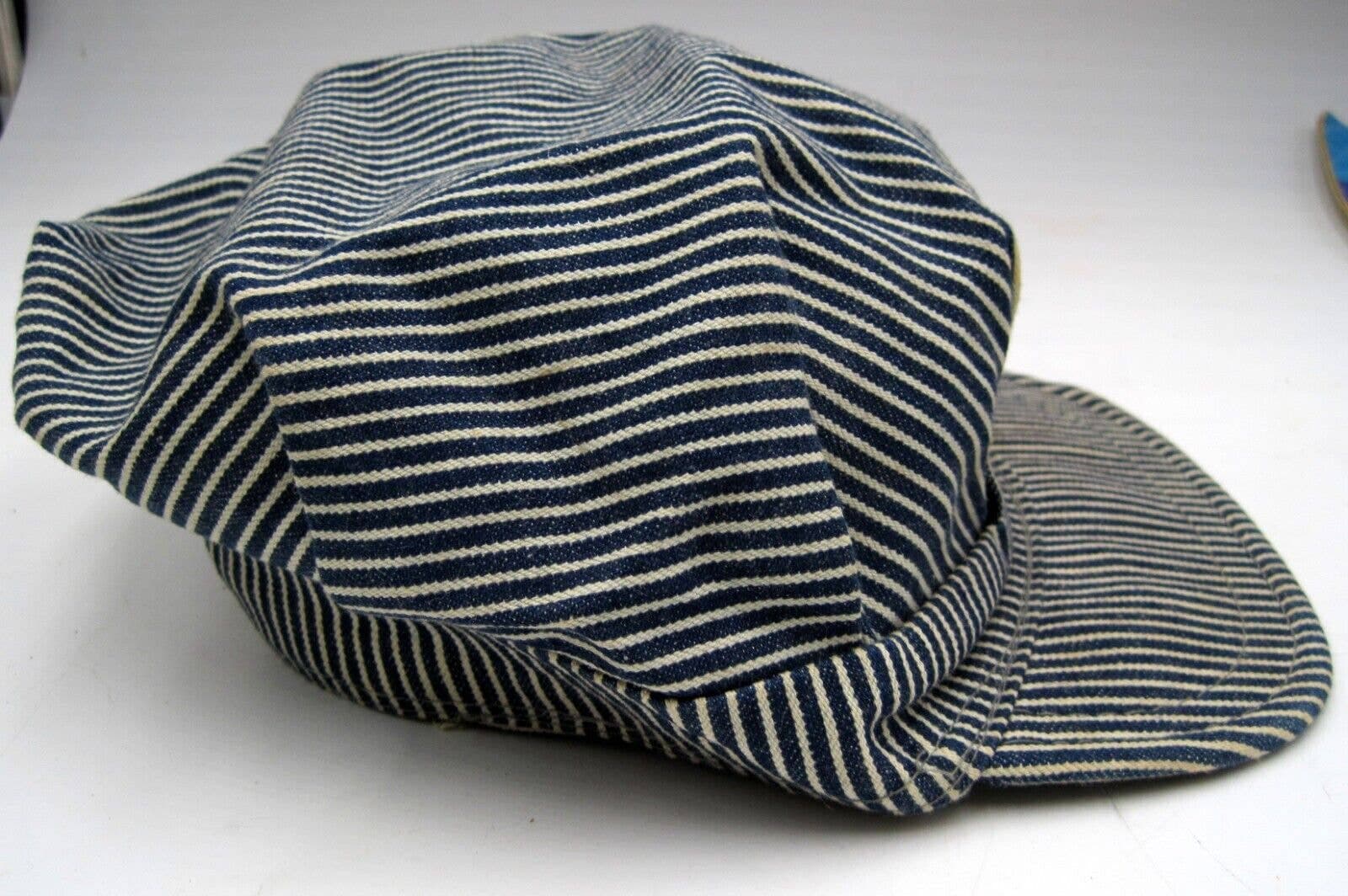 Vintage Strasburg Railroad Hickory Stripe Train Engineer Hat - Etsy