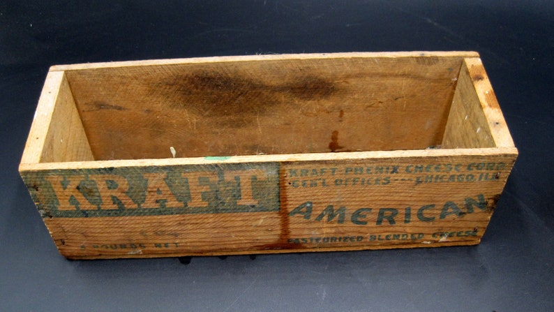 Vintage Kraft 5 Pound Wood Cheese Box Rustic Farmhouse Décor - Etsy