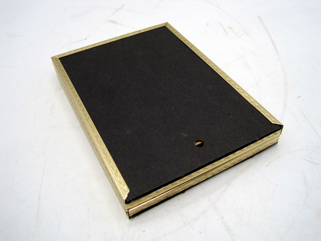 Vintage Double Frame Brass Picture Photo Frame Folding 5 " X 7" - Etsy