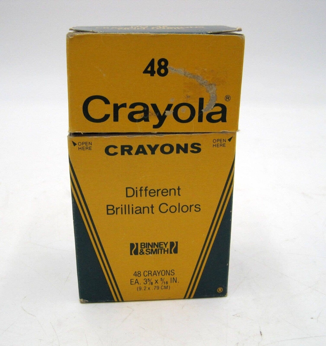 Vintage Crayola Crayons Binney and Smith Pack of 48 Slightly - Etsy
