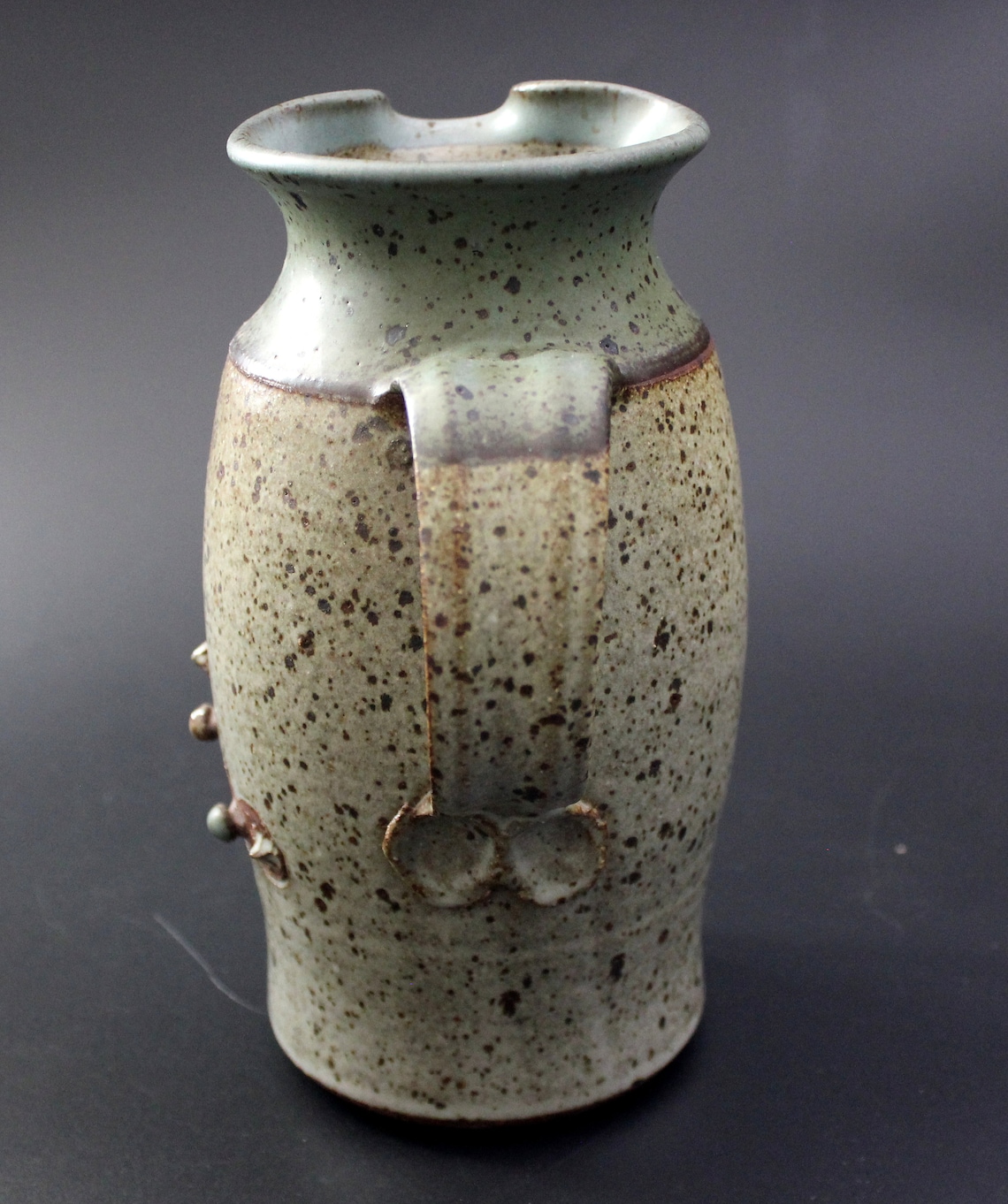 Vintage Signed Studio Pottery Jug, Pitcher, Handthrown Studio Pottery ...