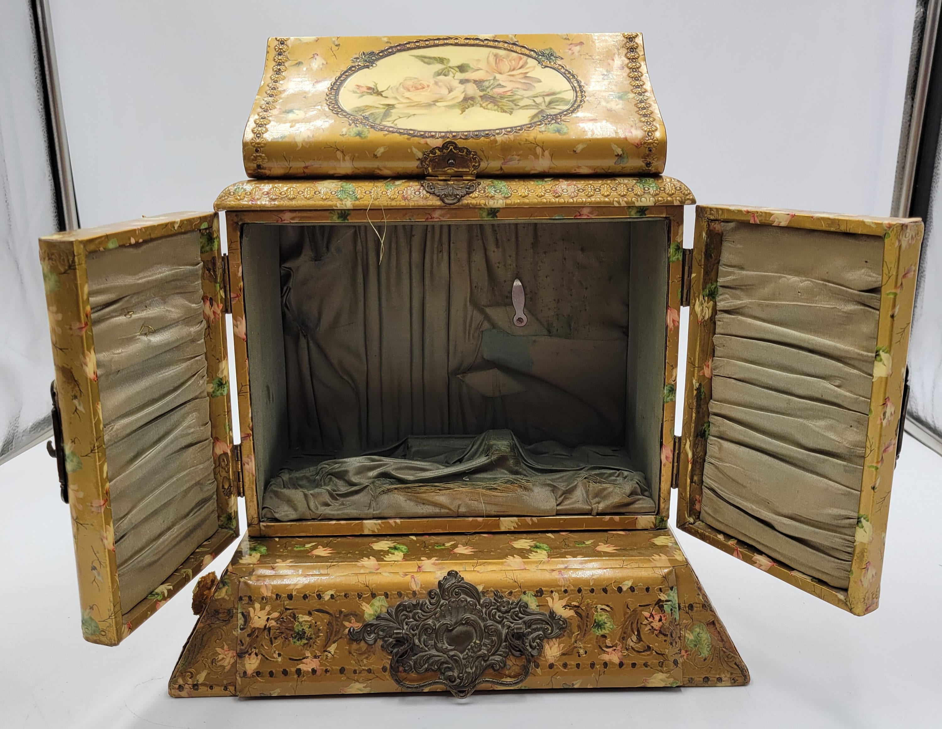 Victorian Antique Celluloid Mid-1800s Vanity Dresser Box - Etsy