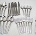 30 Pieces Vintage MCM Stainless Linear Fluted Ribbed Design Flatware ...