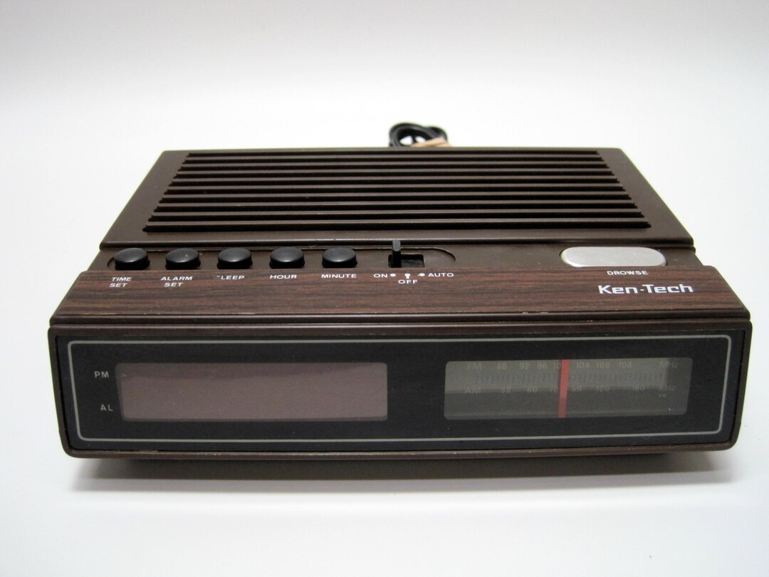 Working Ken Tech R-1660 Vintage Dual AM/FM Radio Alarm Clock - Etsy