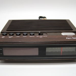 Working Ken Tech R-1660 Vintage Dual AM/FM Radio Alarm Clock - Etsy