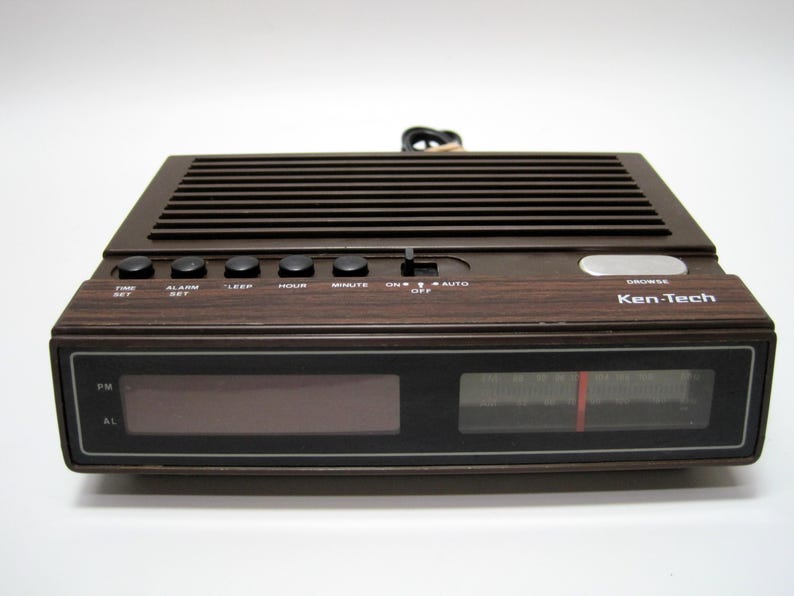 Working Ken Tech R-1660 Vintage Dual AM/FM Radio Alarm Clock - Etsy