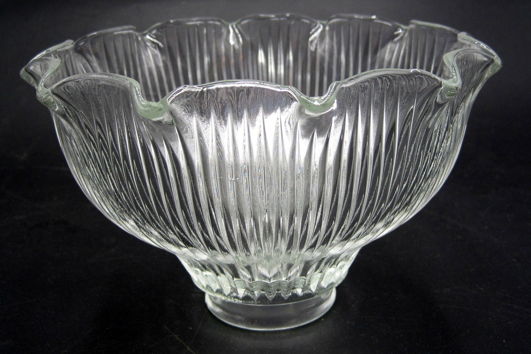 Antique ILLUMINATING BRAND Glass Fluted & Ribbed Gas Lamp Shade - Etsy