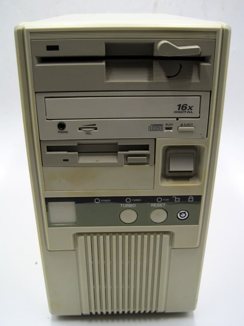 Vintage Retro Luckystar Desktop PC Tower W/genoa TURBOEXPRESS 486DX - Etsy