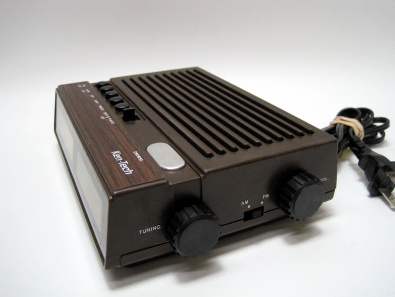 Working Ken Tech R-1660 Vintage Dual AM/FM Radio Alarm Clock - Etsy