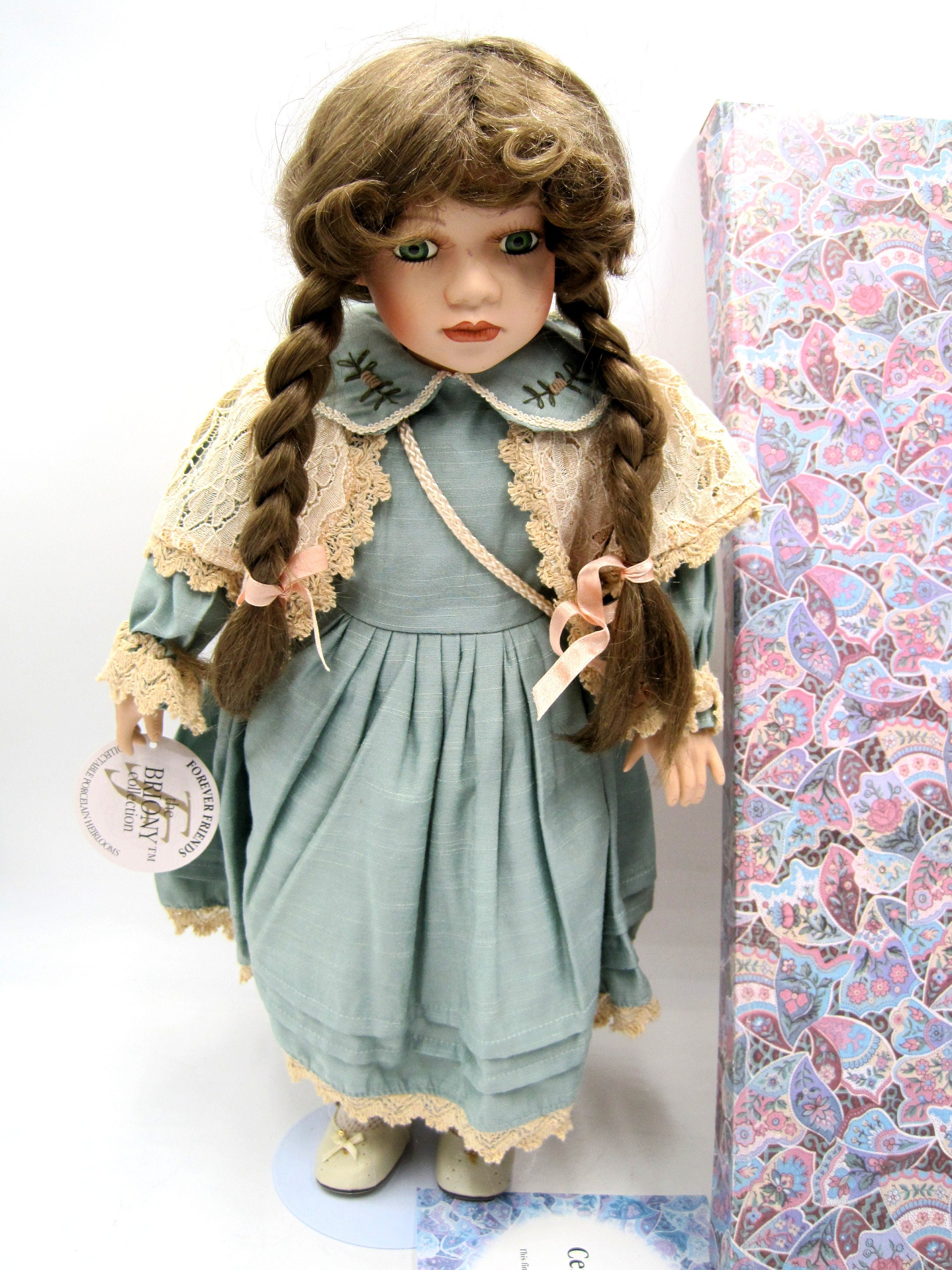 The Briony Collection Forever Friends Porcelain Doll trisha W/ Signed ...
