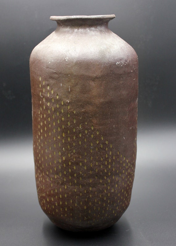 Large Studio Pottery Mid Century MCM Vase Signed B Mclaren - Etsy