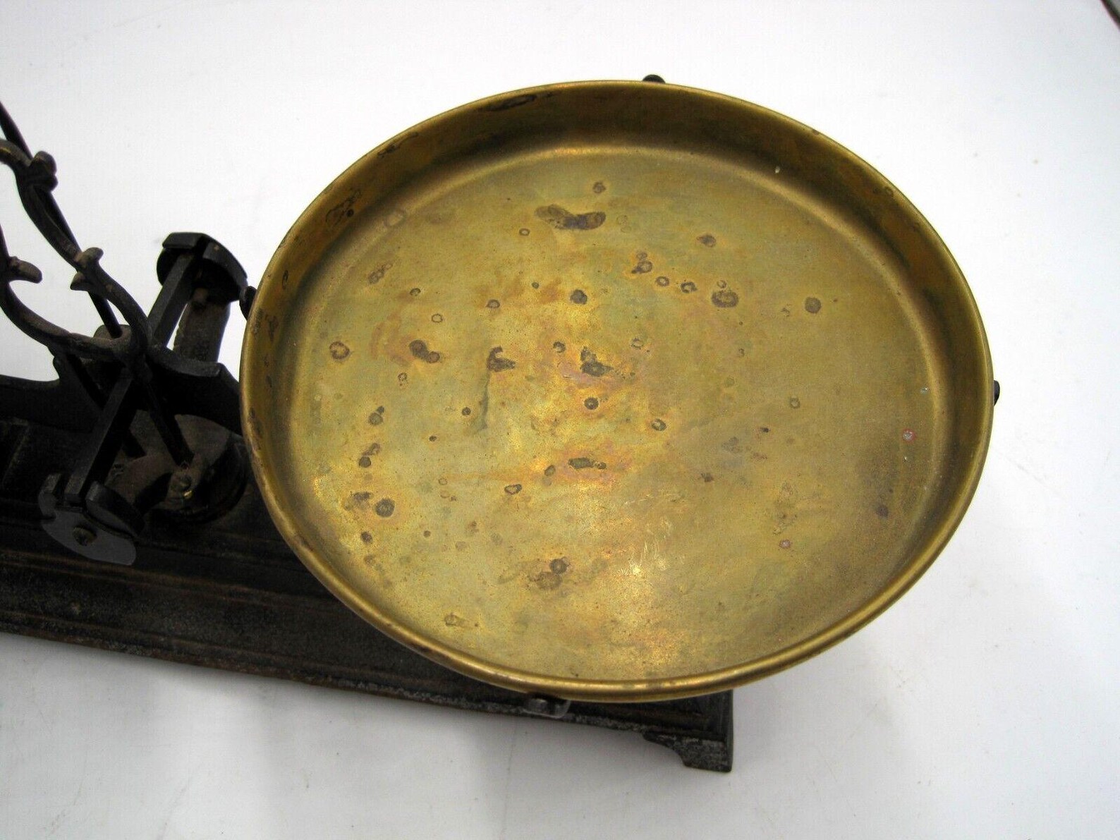 Antique Balance Scale French Force Cast Iron 3 Kilo KG - Etsy