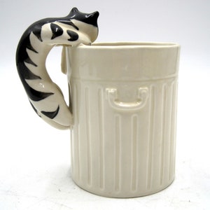 Vintage Takahashi Tom Cat on Trash Can Ceramic Coffee Mug - Etsy